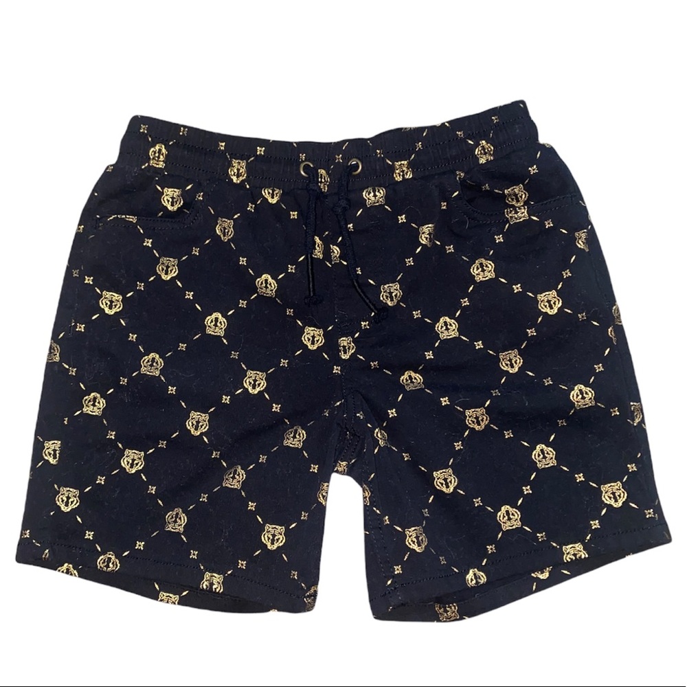 Psycho Bunny Drill Clothing Company Black Gold Print … - Gem